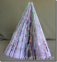 What I Live For: Magazine Christmas Tree